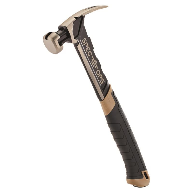 Spec Ops 28 oz Milled Face Claw Hammer 13 in. Steel Handle - Walmart.com