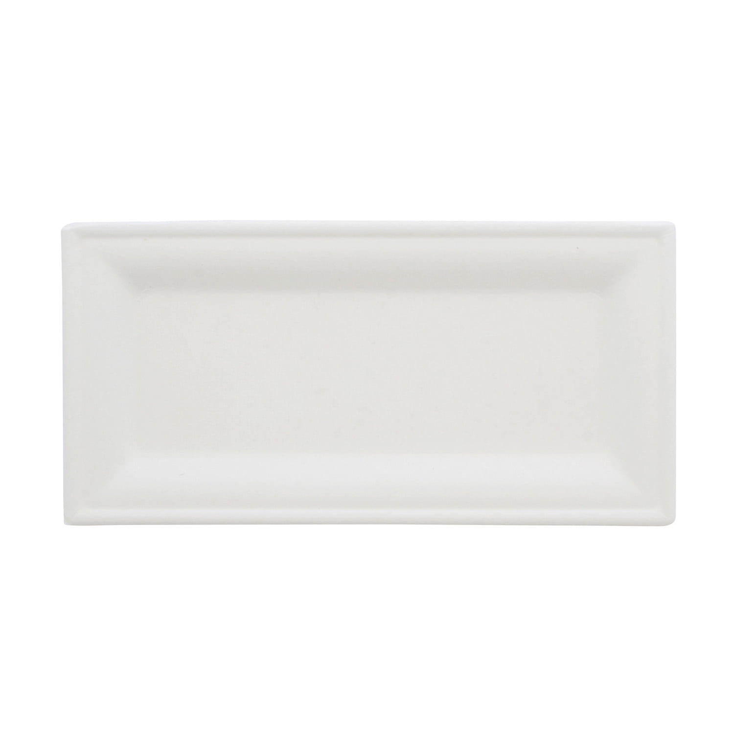 Spec101 Bagasse Plates Compostable Plates 10x5 Inch White Paper Plates ...