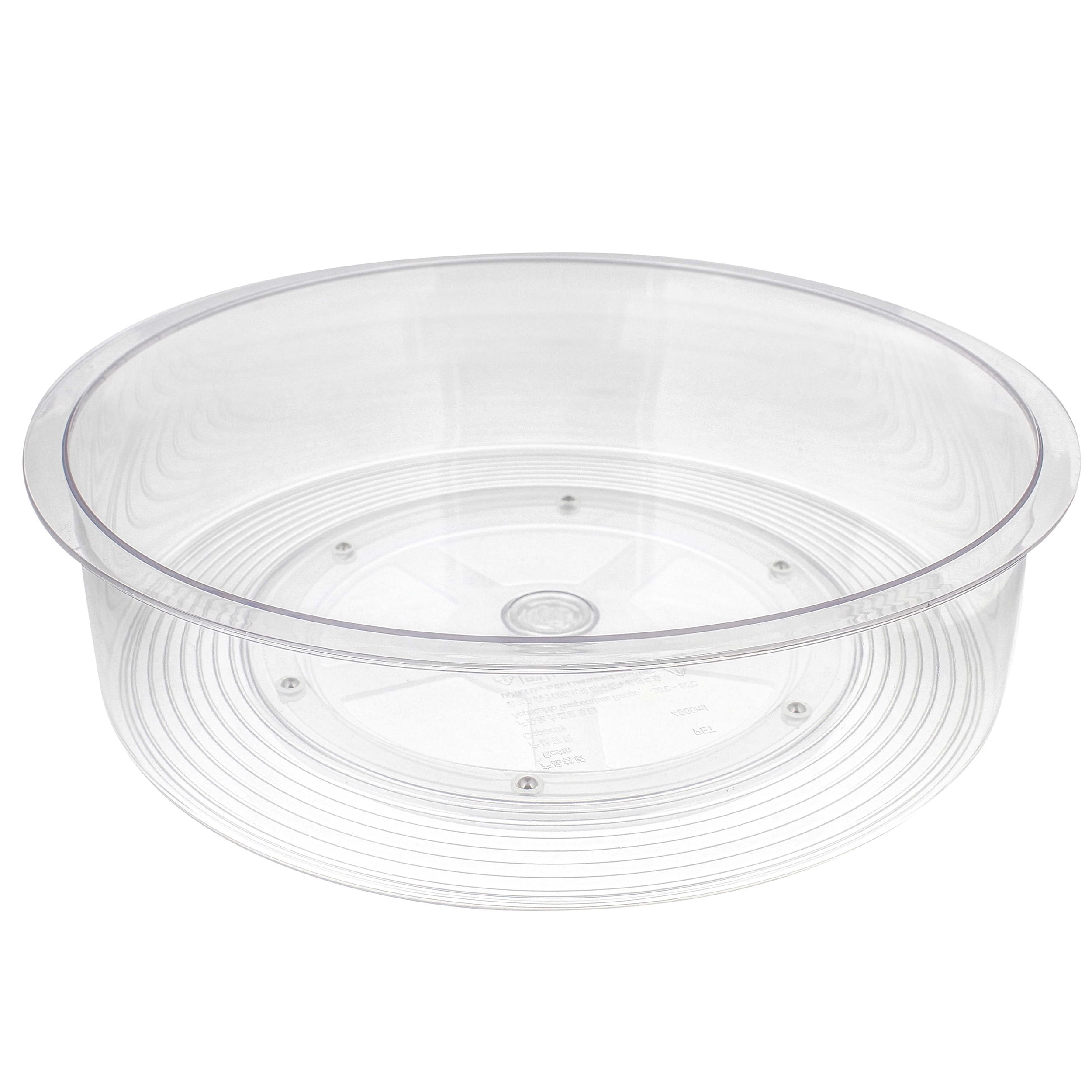 Spec101 Cabinet Lazy Susan Turntable Organizer - 1pc Clear Kitchen ...