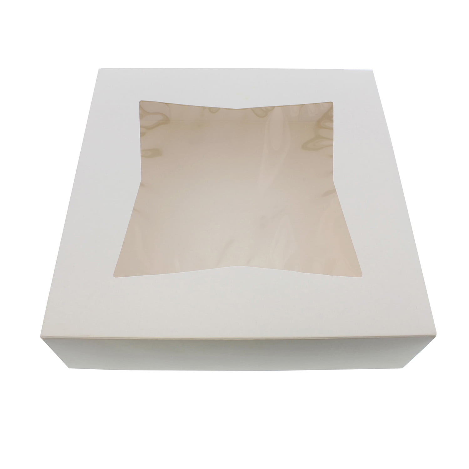 Spec101 | Bulk Bakery Cardboard Containers, Popup Pie Boxes with Window ...