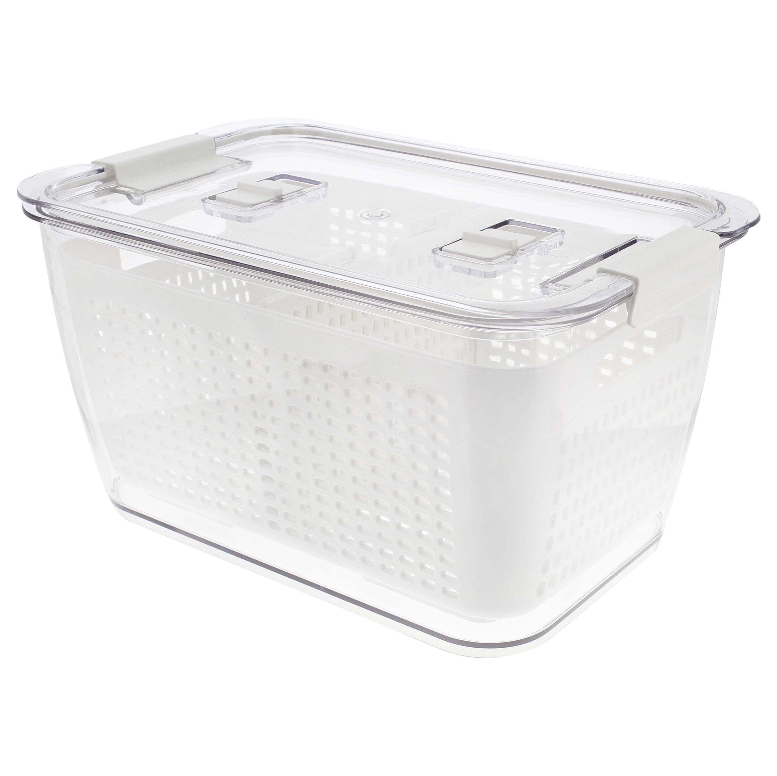 Spec101 Plastic Food Storage 10in - Plastic Kitchen Strainer Container ...