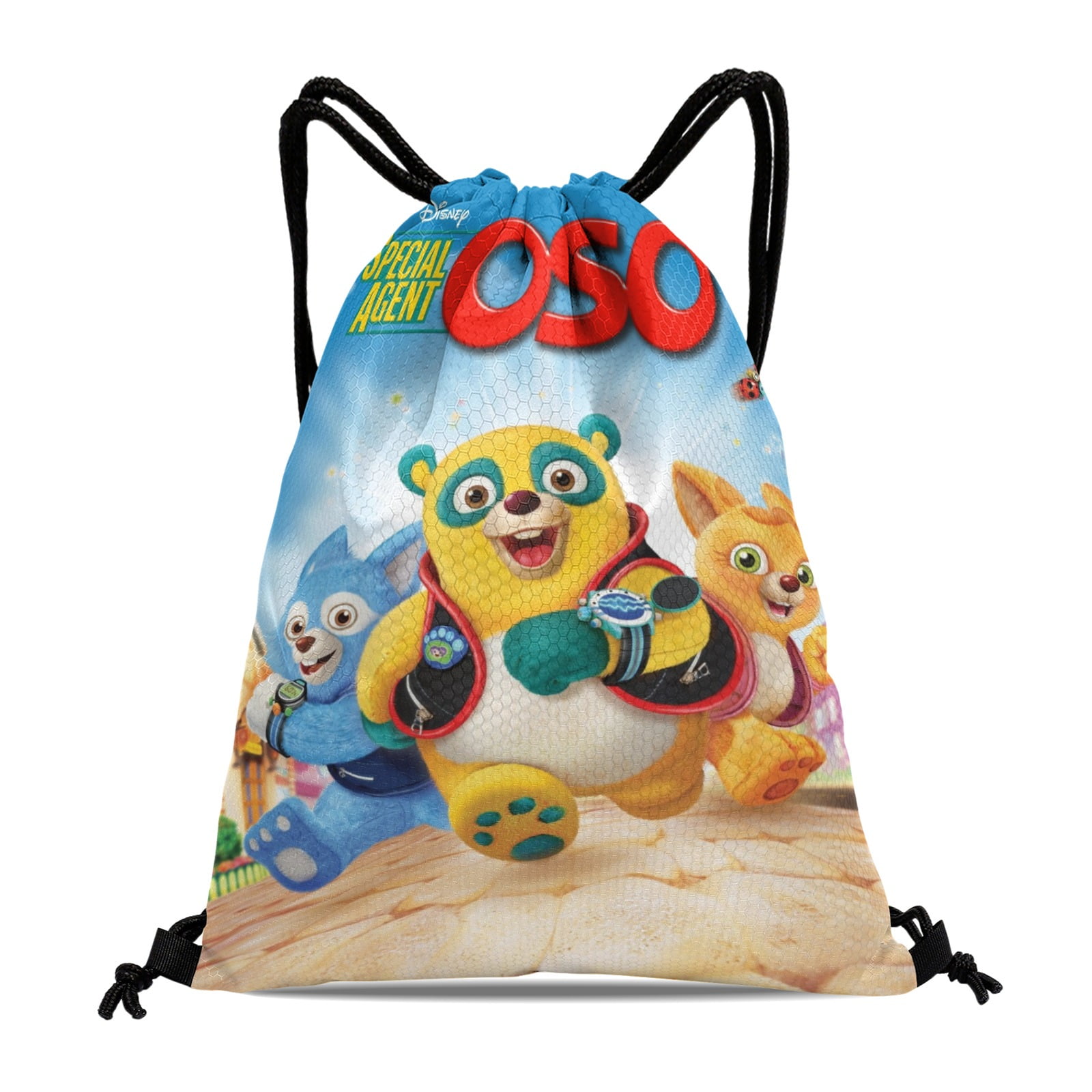 Special Agent Oso Drawstring Backpack Bag Party Favors Goodies Merch ...