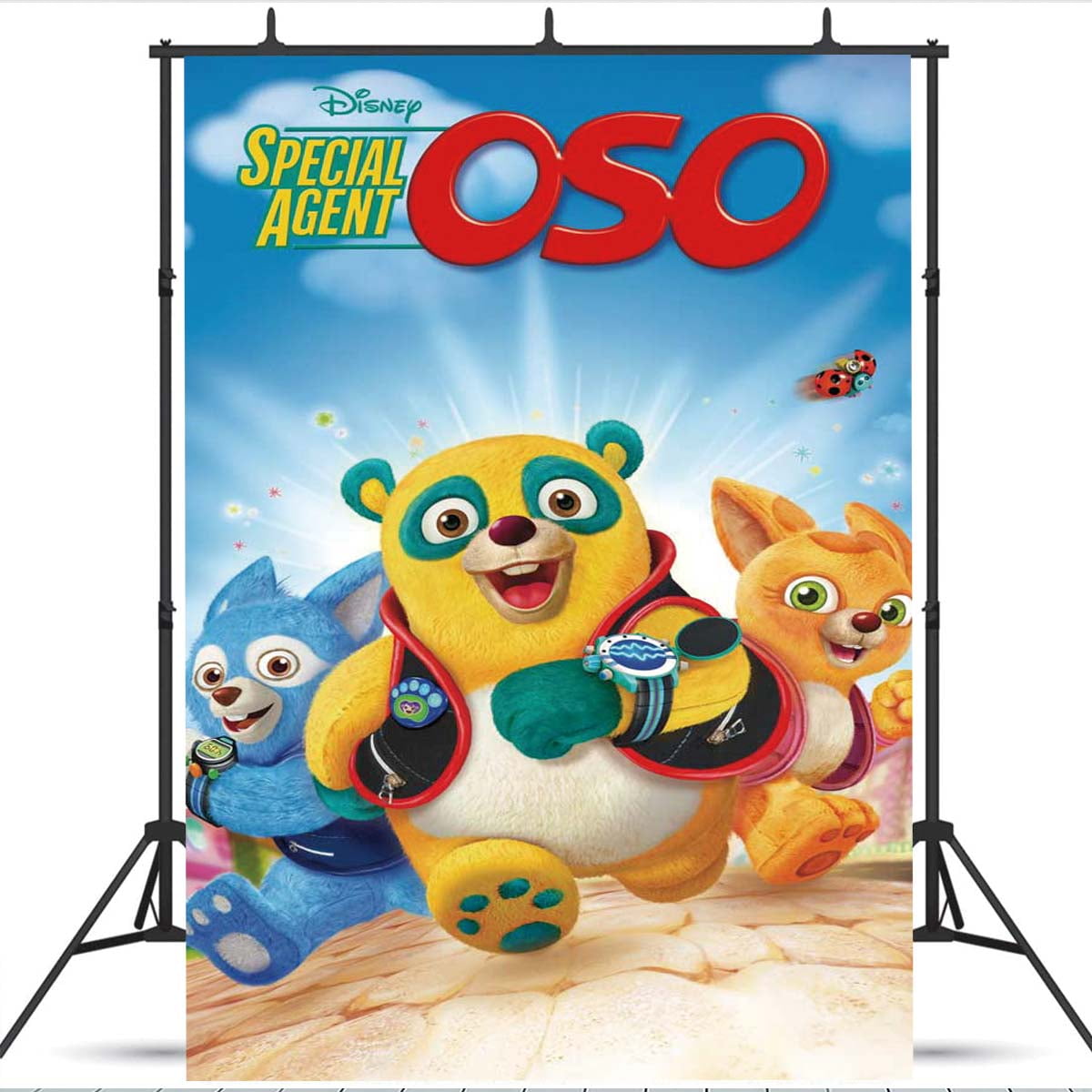 Special Agent Oso school Backdrop Taspestry Banner Party Supplies ...