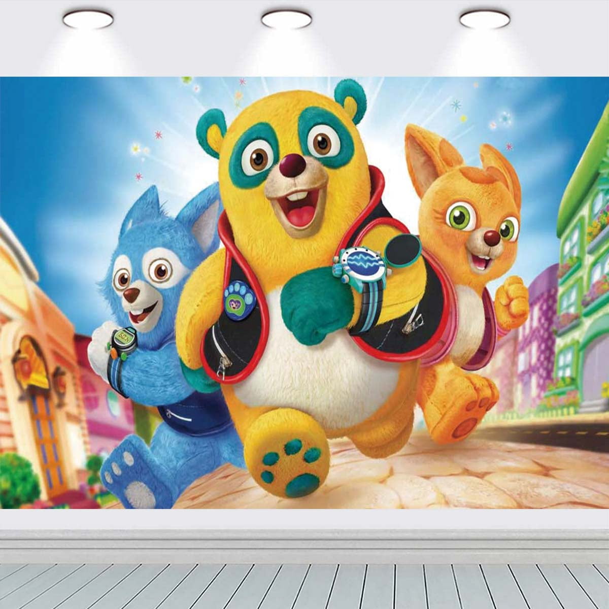 Special Agent Oso school Poster Backdrop Banner Party Supplies Birthday ...