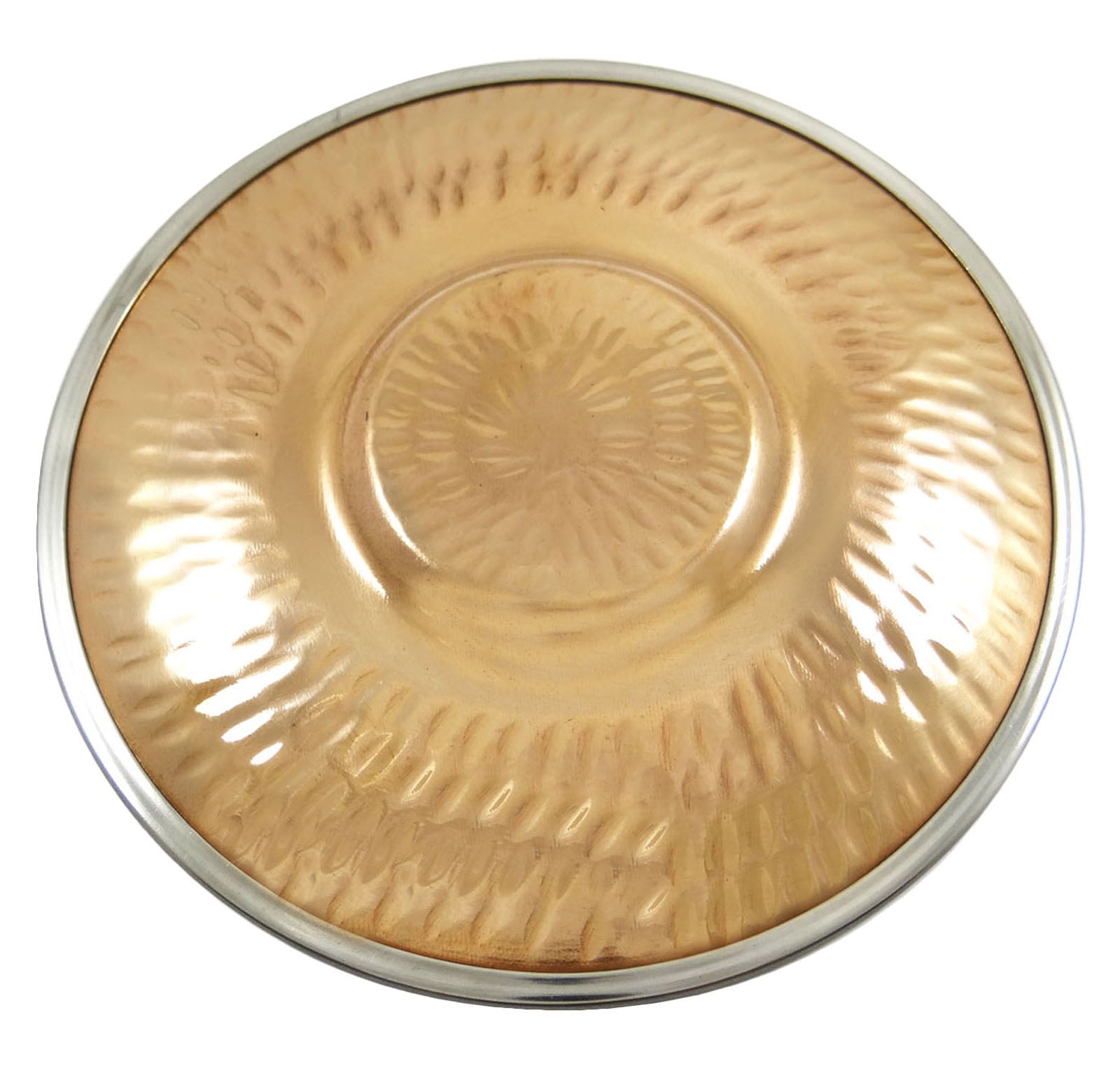 Special Authentic Traditional Round Shaped Copper Steel Serving Plate ...