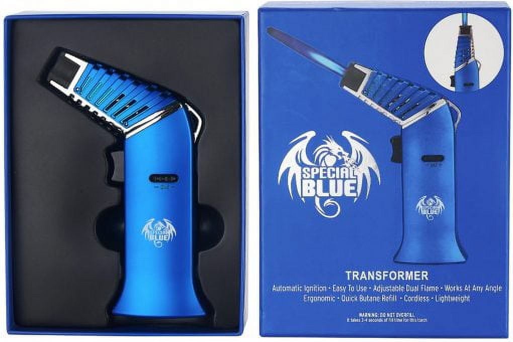 Best Whip Full Metal Butane Torch, Refillable Lighter, Dual Adjustable ...