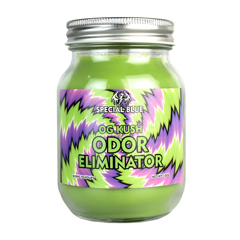 Special Blue OG Kush Odor Eliminator Candle - 13oz, Smoke Smell ...