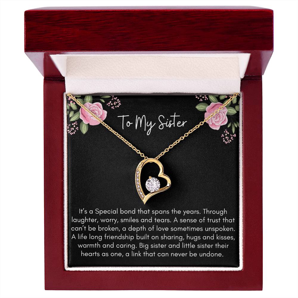 Special Bond - Gift For My Sister - Forever Love Necklace - 14k White ...