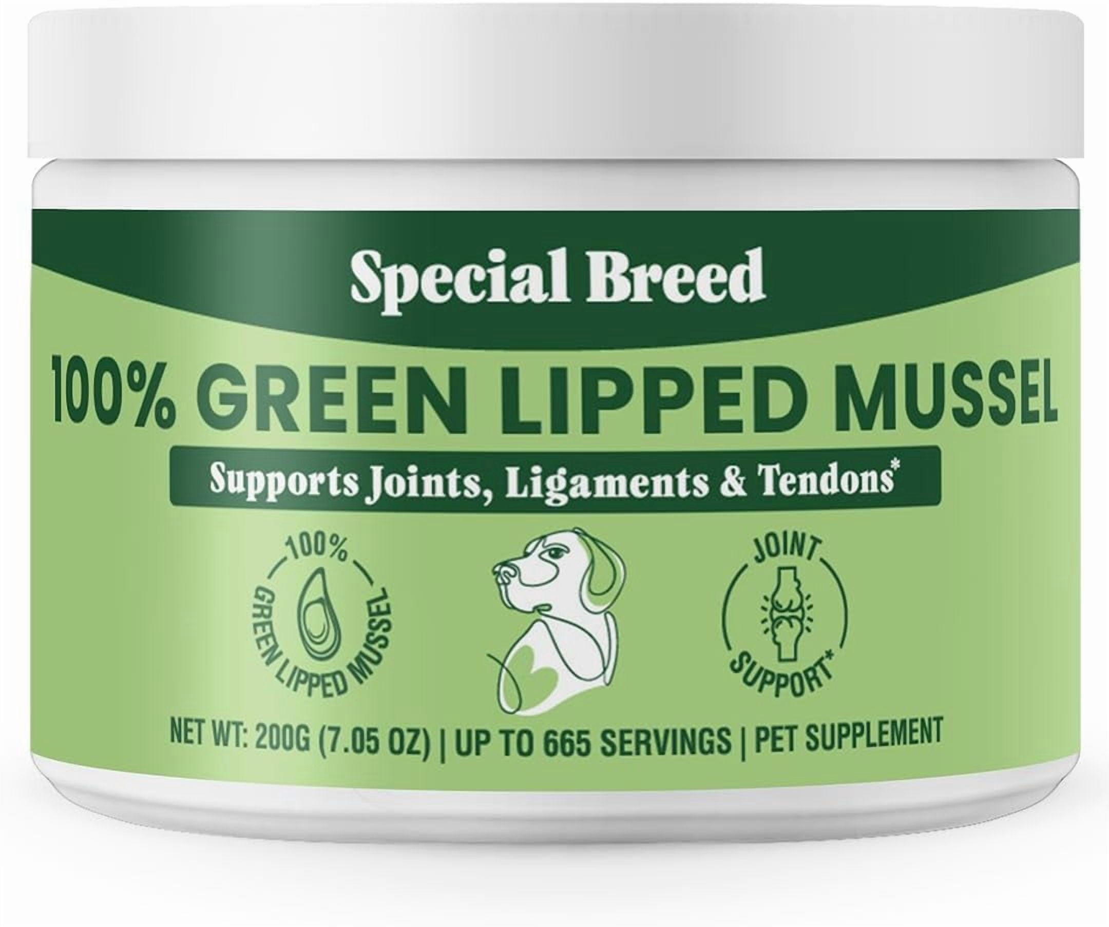 Special Breed Green Lipped Mussel Powder for Dogs & Cats - 100% New ...