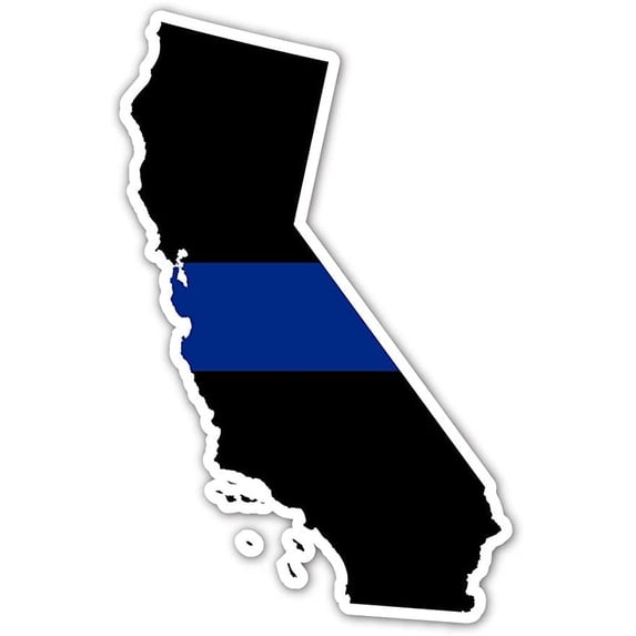 Special COMBO deal! Pack of (5) Five California State Shape Police The ...