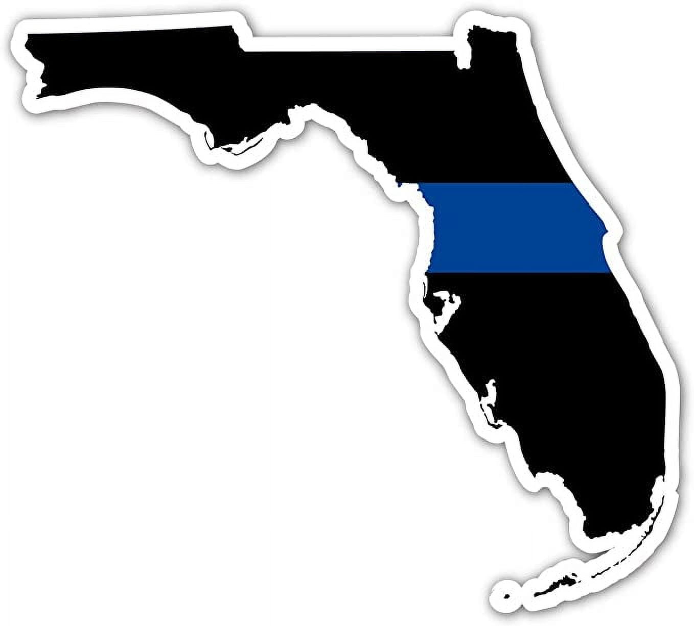 Special COMBO deal! Pack of (5) Five Florida State Shape Police The ...