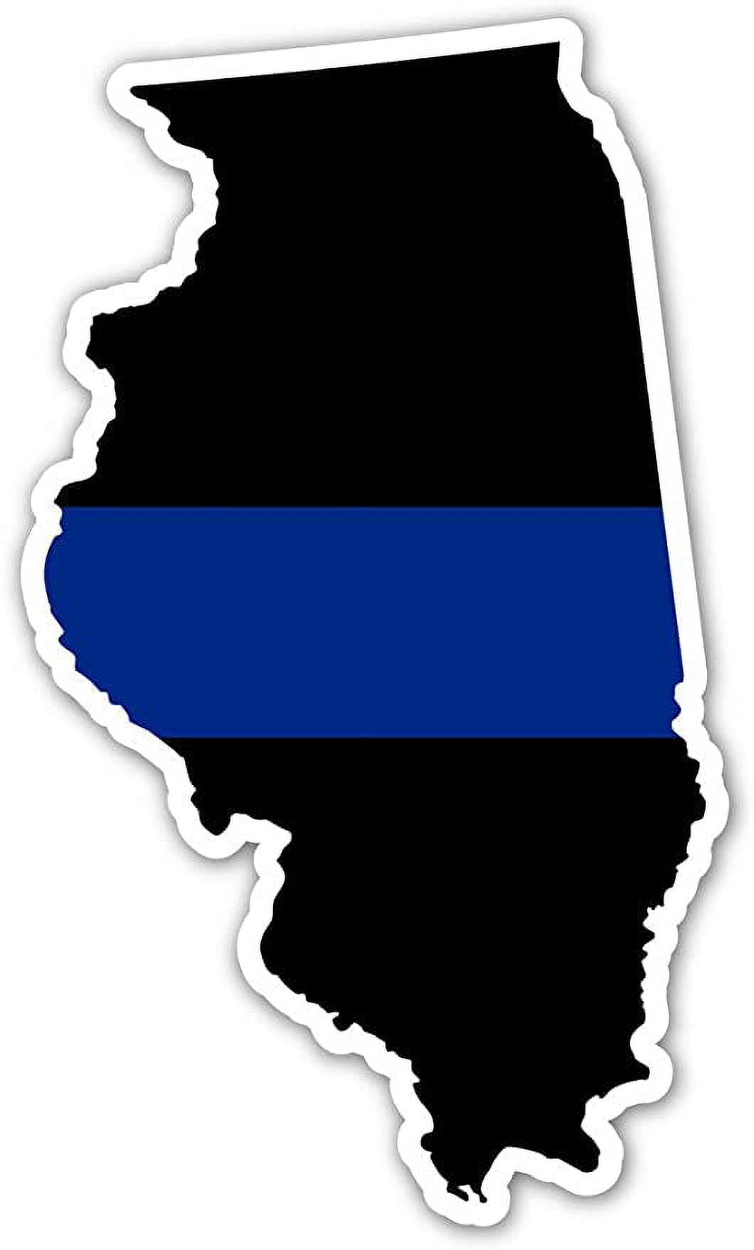 Special COMBO deal! Pack of (5) Five Illinois State Shape Police The ...