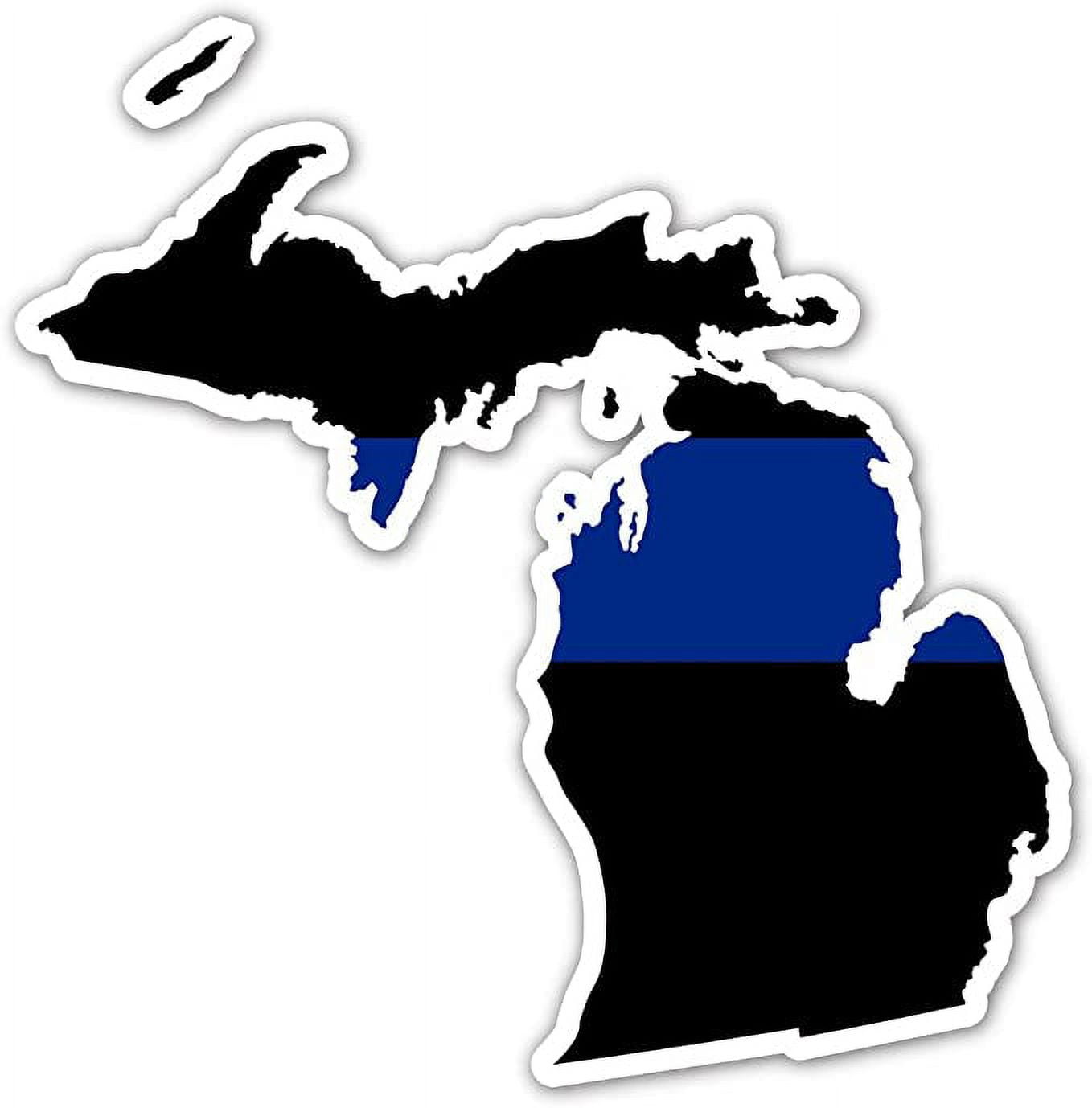 Special COMBO deal! Pack of (5) Five Michigan State Shape Police The ...