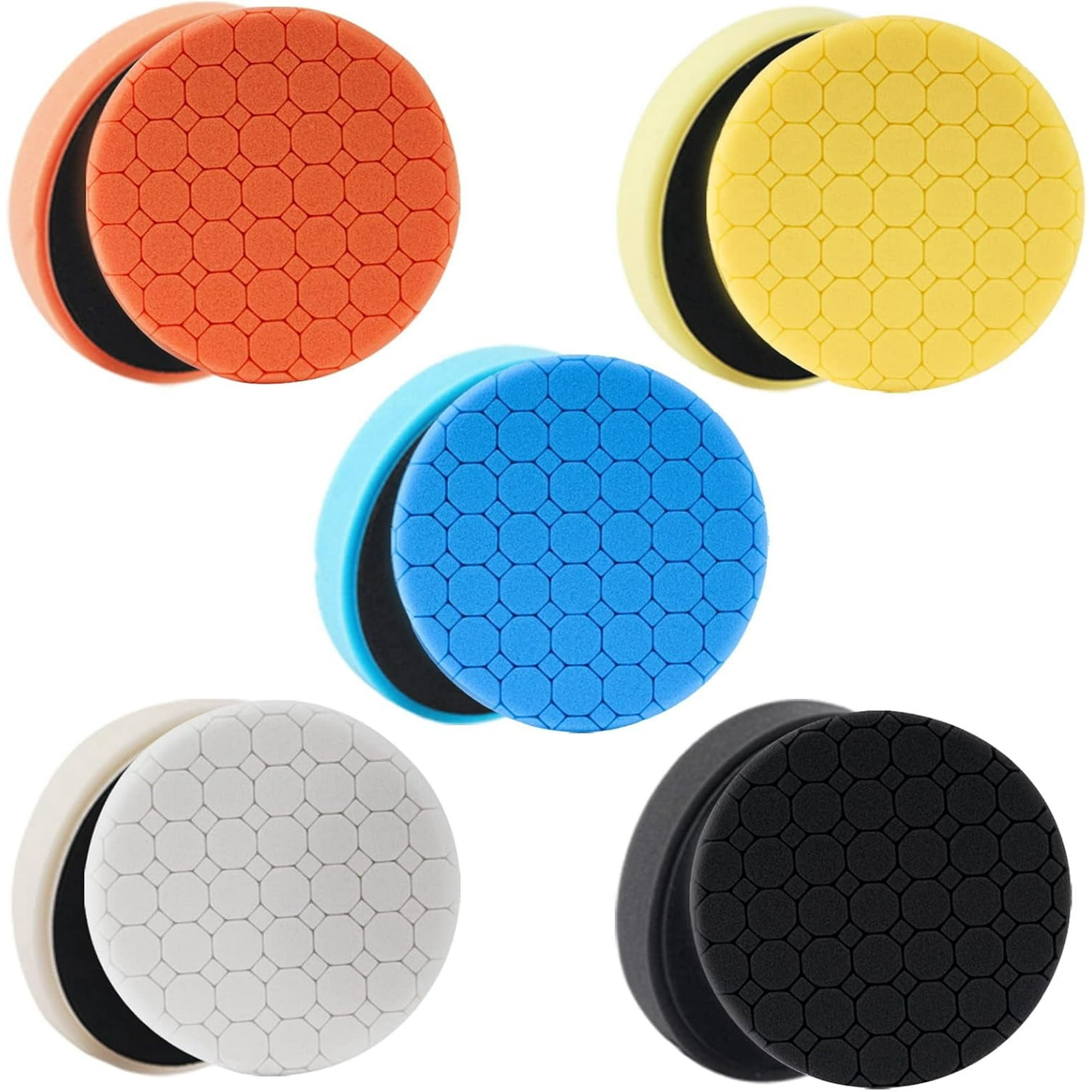 (Special Clearance) 6-inch large square 5-piece sponge wheel wool ...