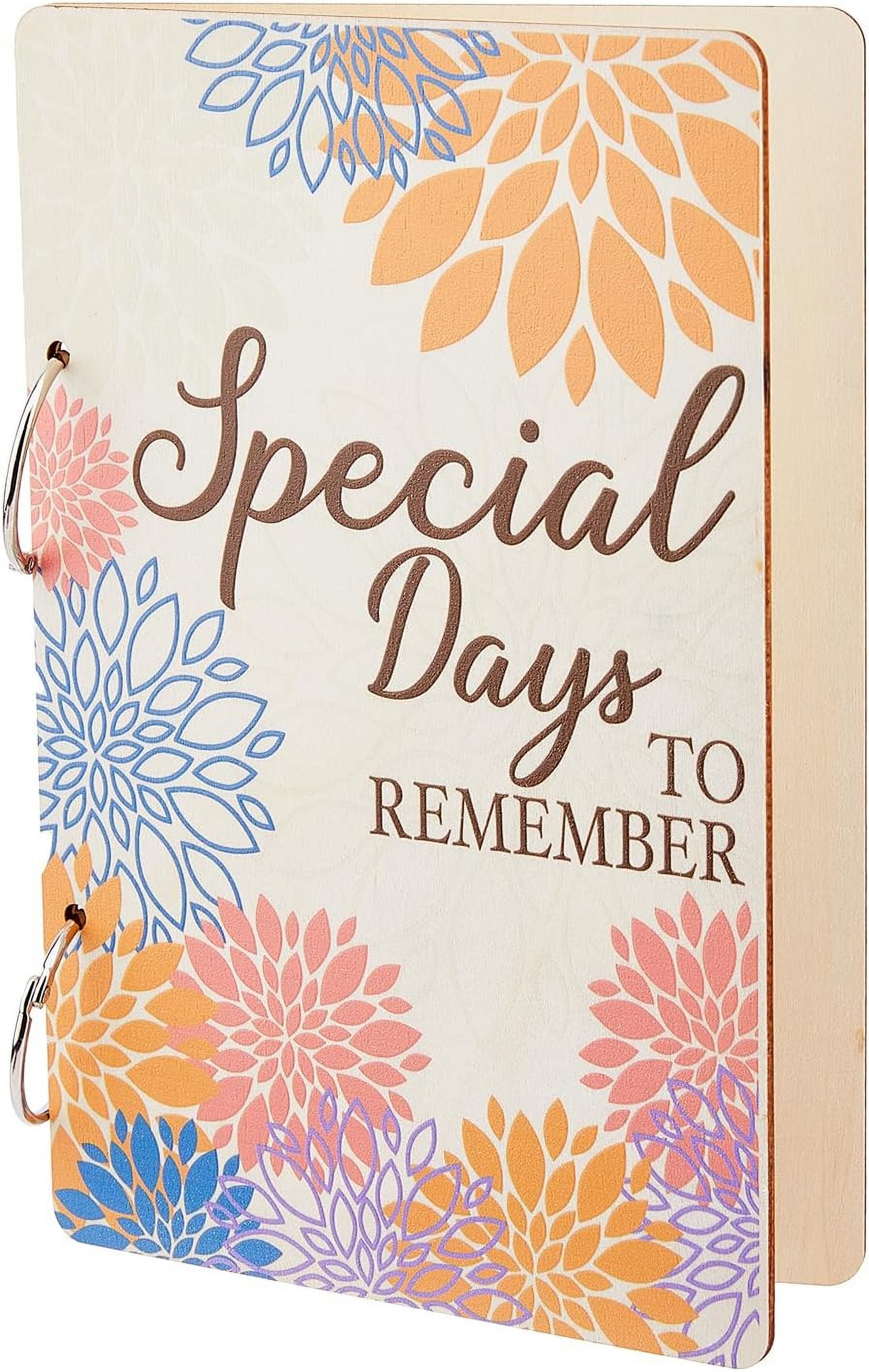 Special Days to Remember Greeting Card Holder Organizer Wooden Card ...