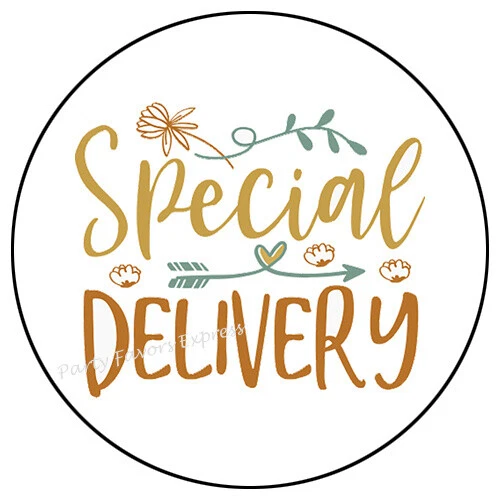 Special Delivery Stickers Party Favors Phone Decal Water Bottle ...