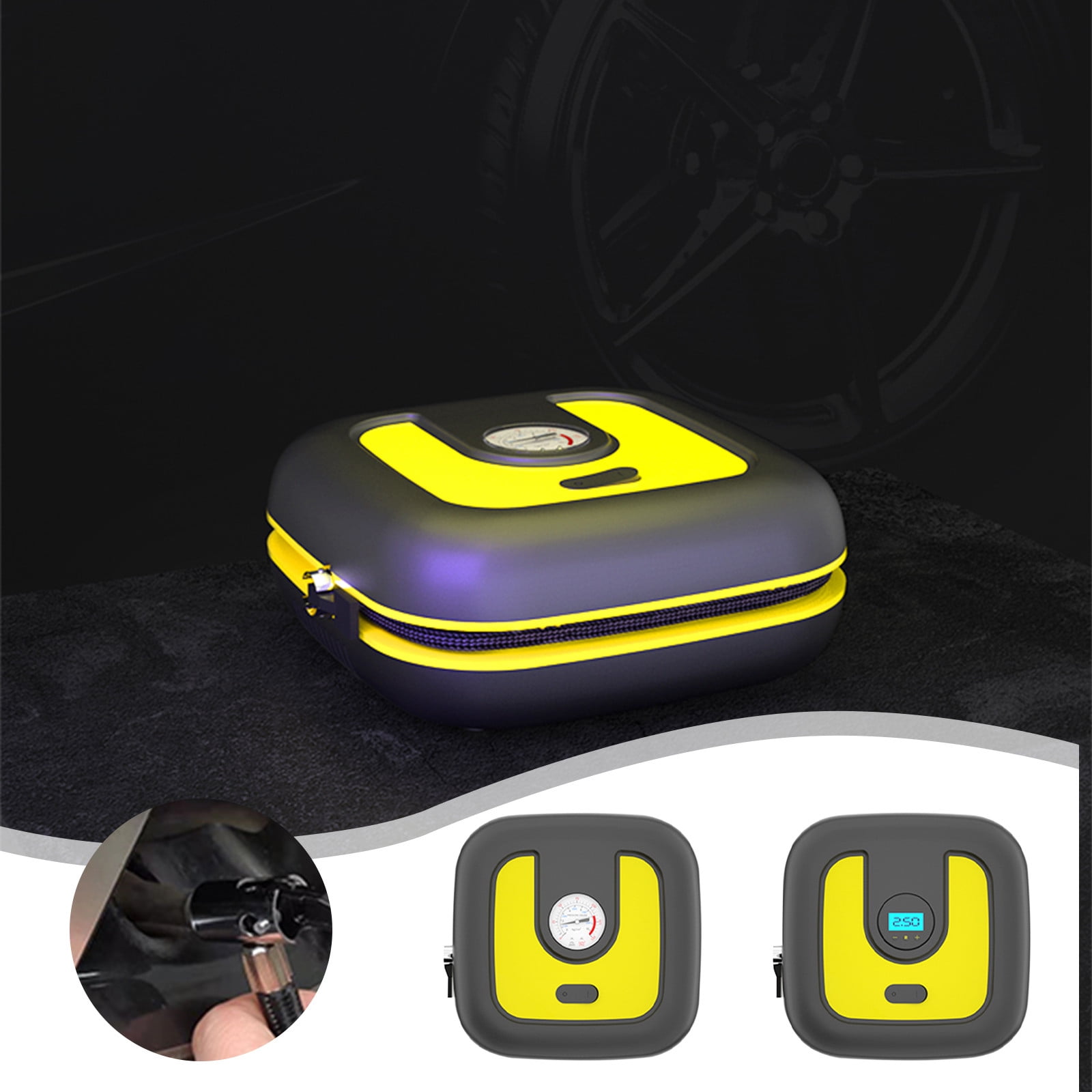 Special Discount, 12V Car Tire Inflator Pump, Portable Compressor with ...