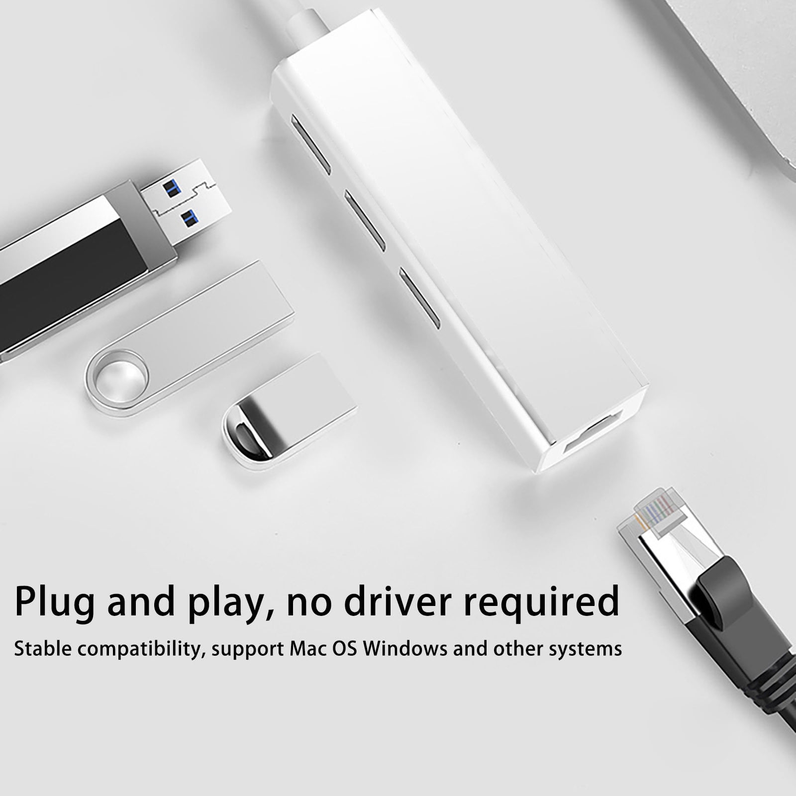 Special Discount,4 In 1 USB C Hub USB Docking Station With 100Mbps ...