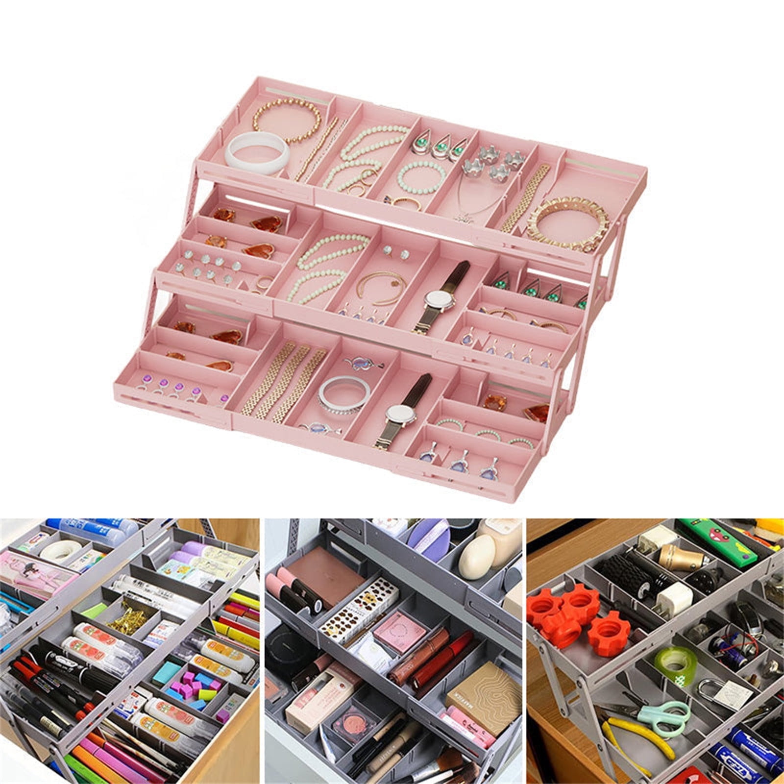 Special Discount, Smart Drawer Organizer, Multi-Level Expandable ...