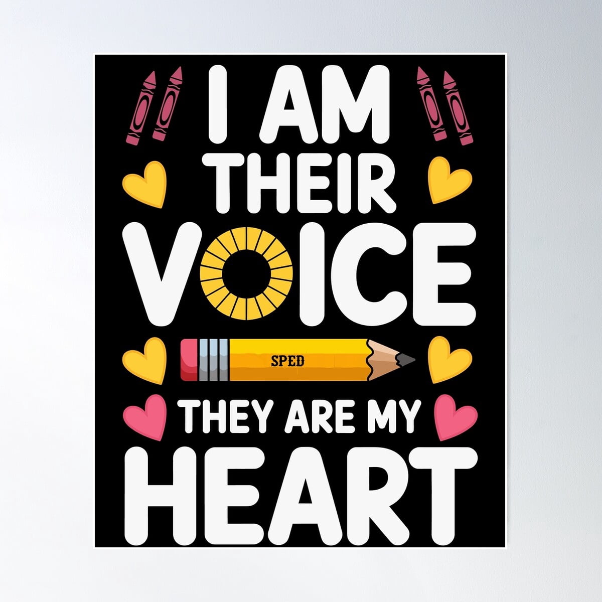Special Ed Teacher | Proud Sped Education Poster Wall Art, Modern Wall ...