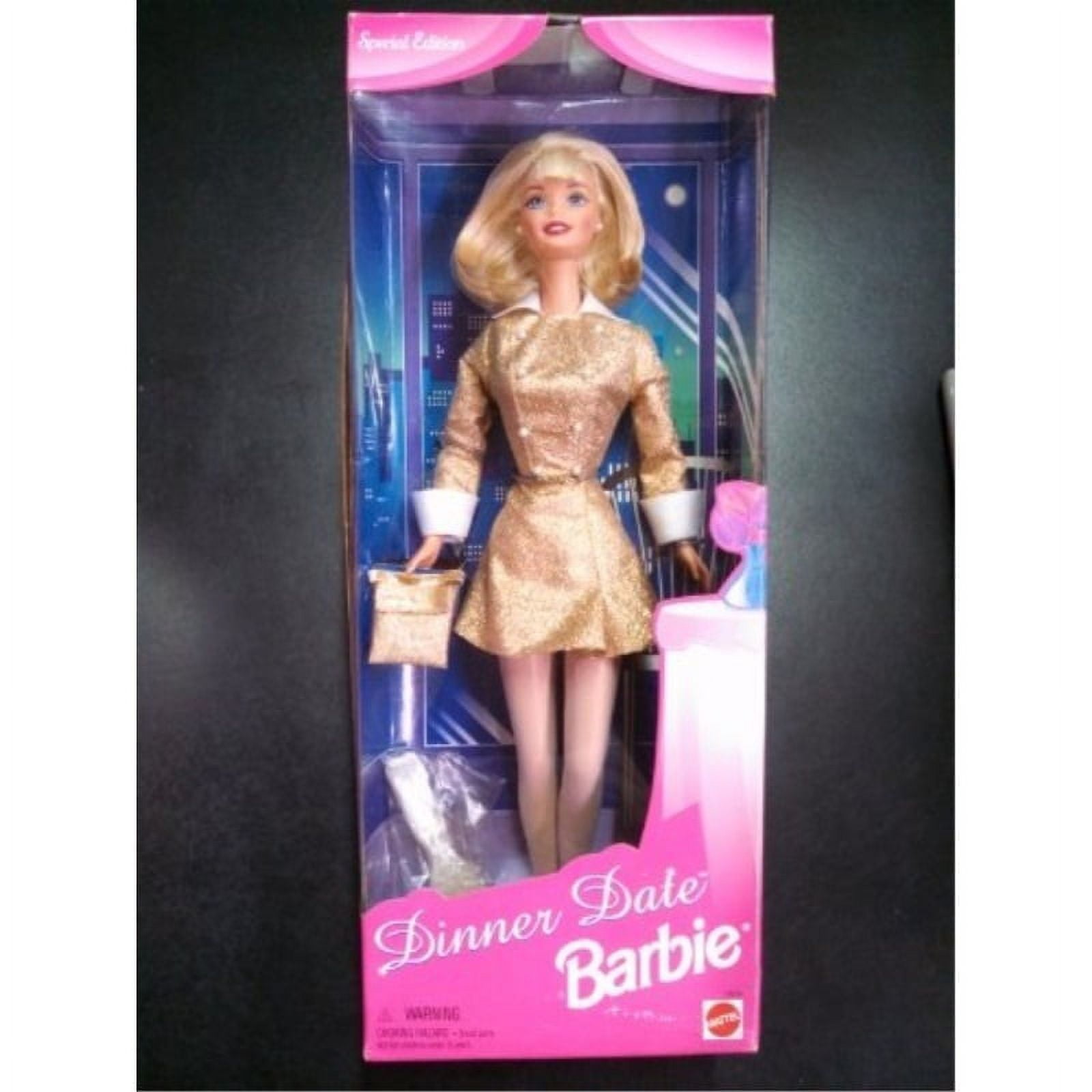 Special Edition Dinner Date Barbie Blonde Hair - Walmart.com