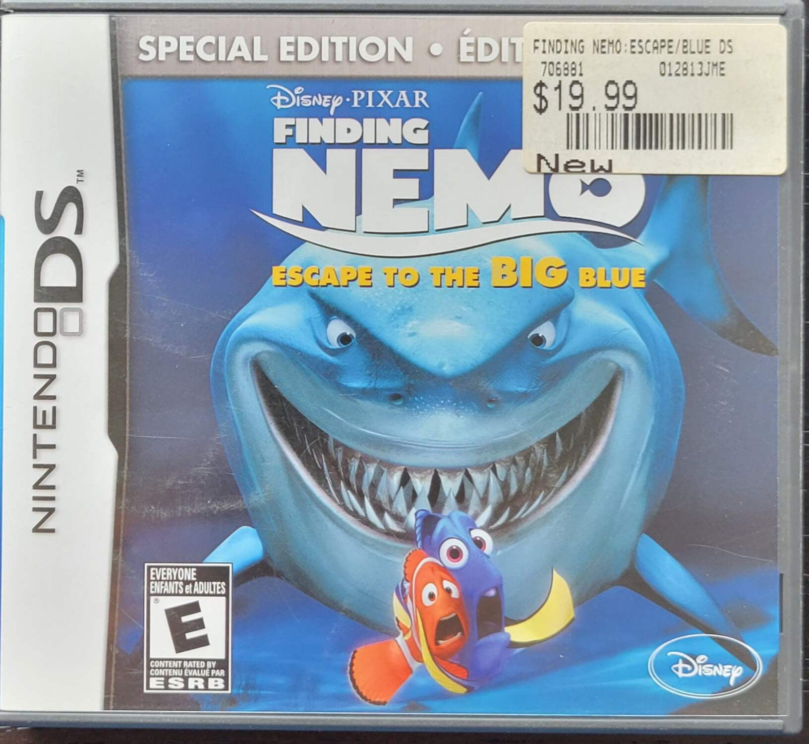 Special Edition Finding Nemo: Escape To The Big Blue - Nintendo DS 2008 ...