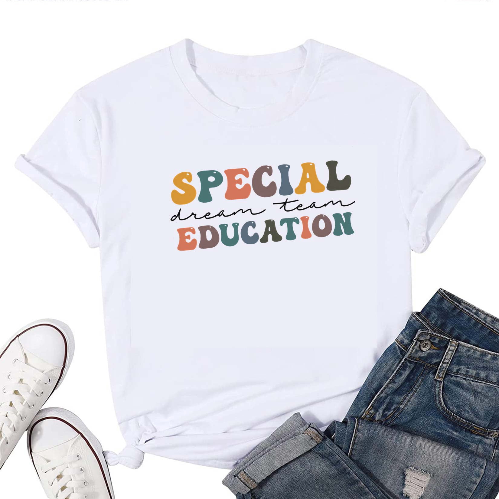 Special Education Dream Team Women's T-Shirt – Funny Teacher Team Tee ...