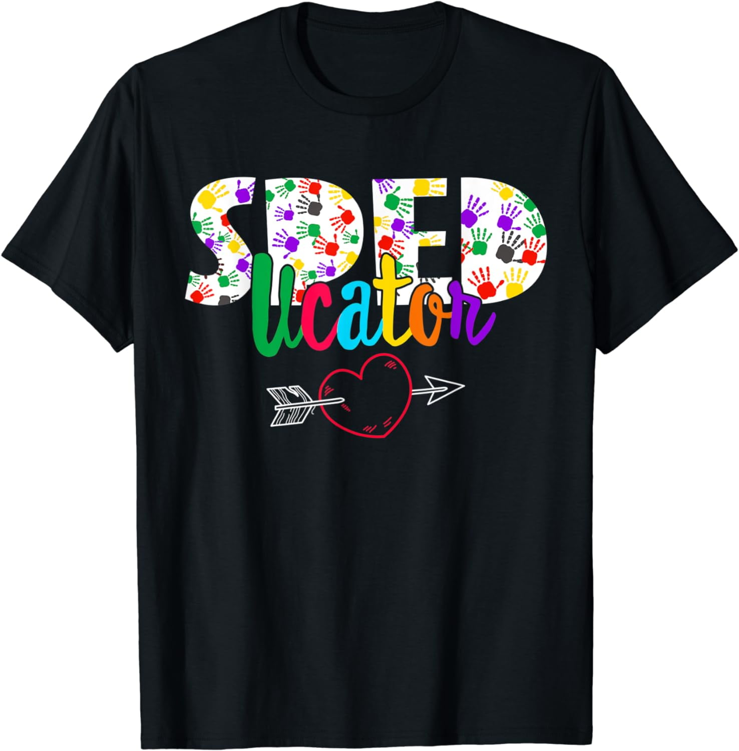 Special Education ED Teacher SPEDucator SPED Team Floral T-Shirt ...