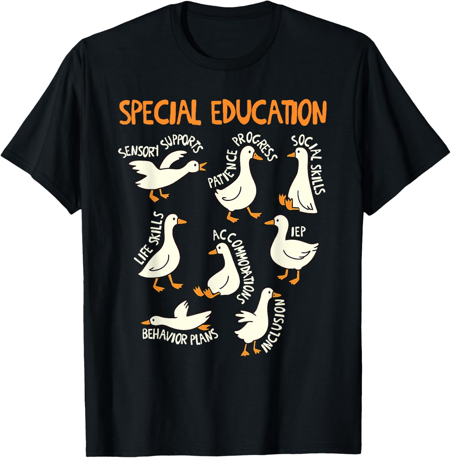 Special Education SPED Teacher Mom Goose Autism ABA T-Shirt - Walmart.com