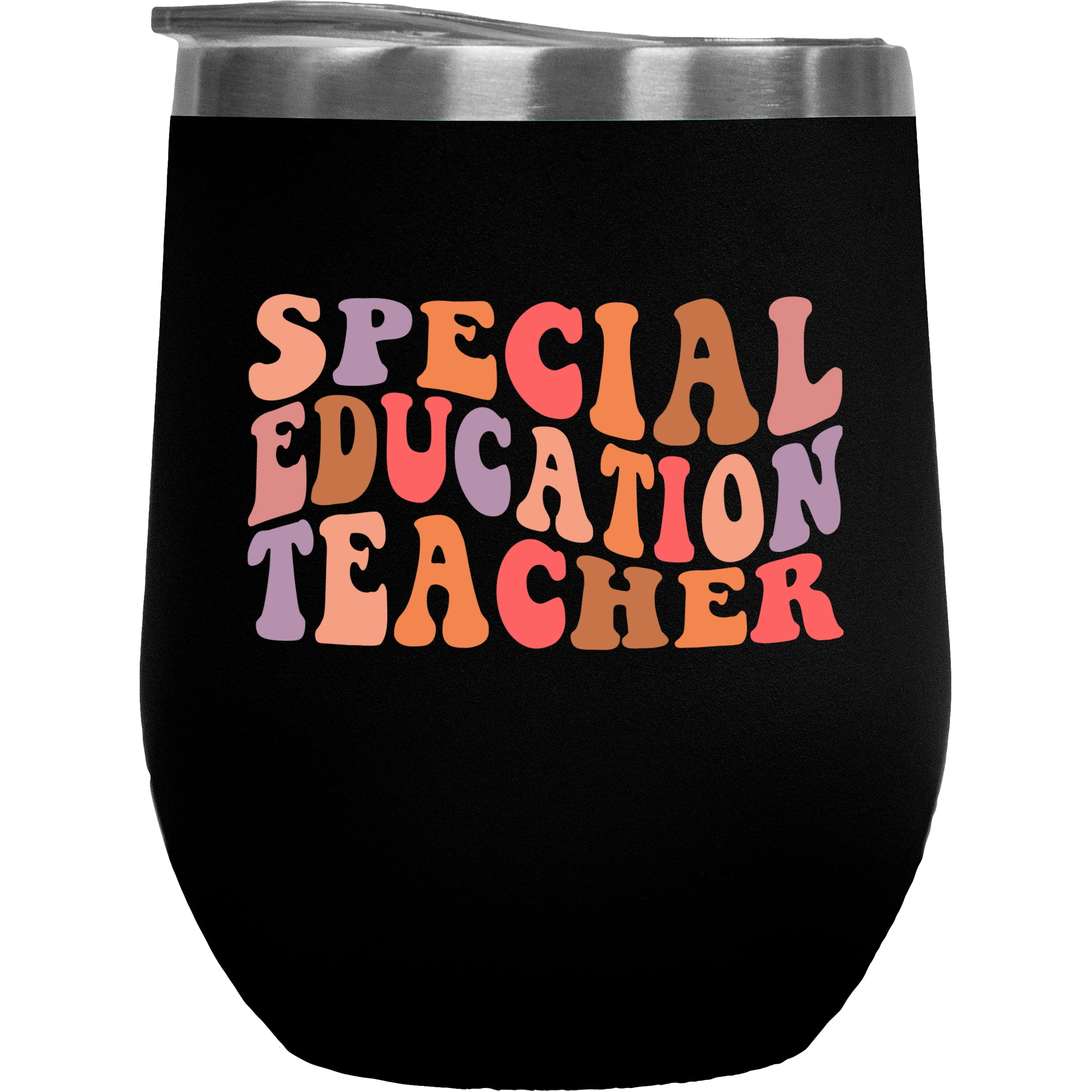 Special Education Teacher, Teaching Themed, Groovy Retro Wavy Text ...