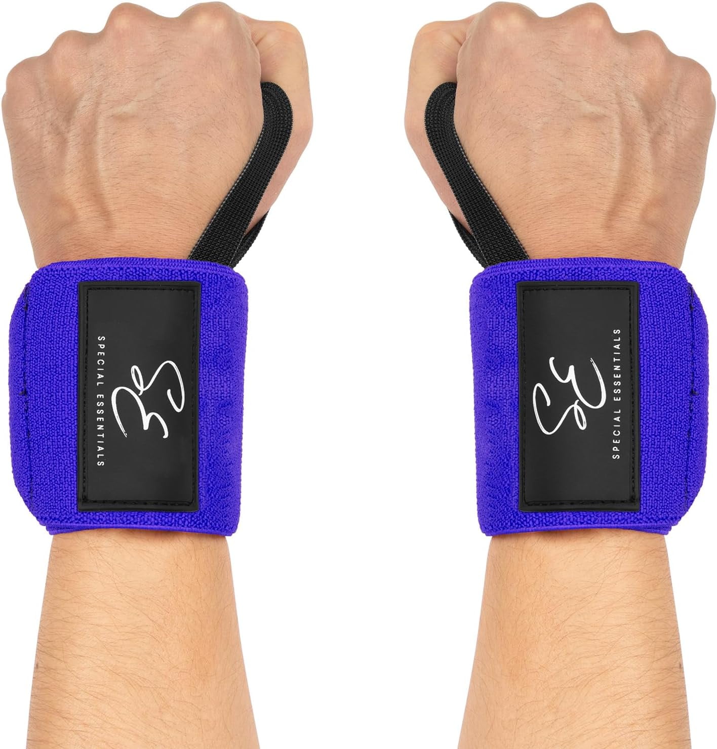 Special Essentials 18" Weightlifting Wrist Wraps – Flexible & Stiff Fit ...