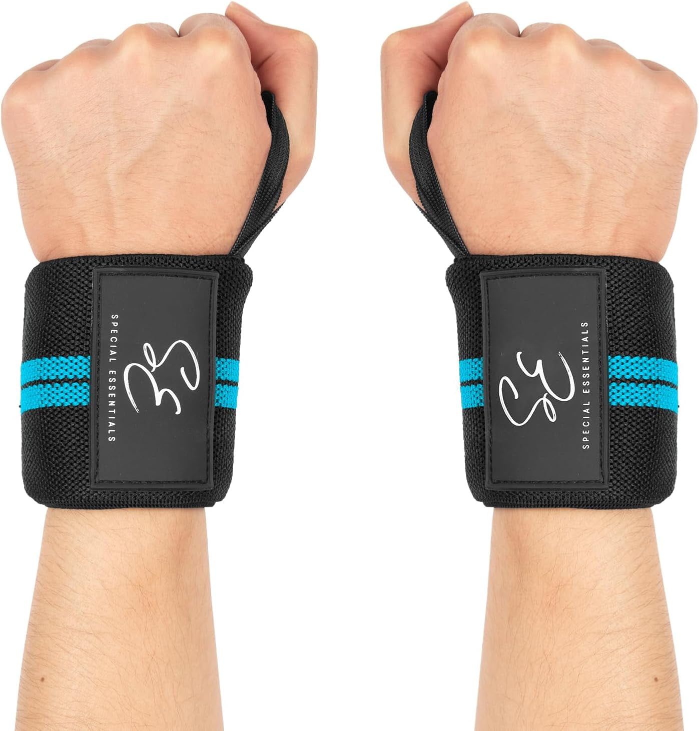 Special Essentials 18" Weightlifting Wrist Wraps – Flexible & Stiff Fit ...