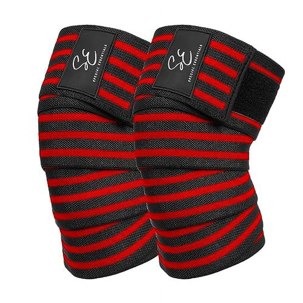Special Essentials, Knee Wraps, 2 Pack, Support for Weightlifting ...