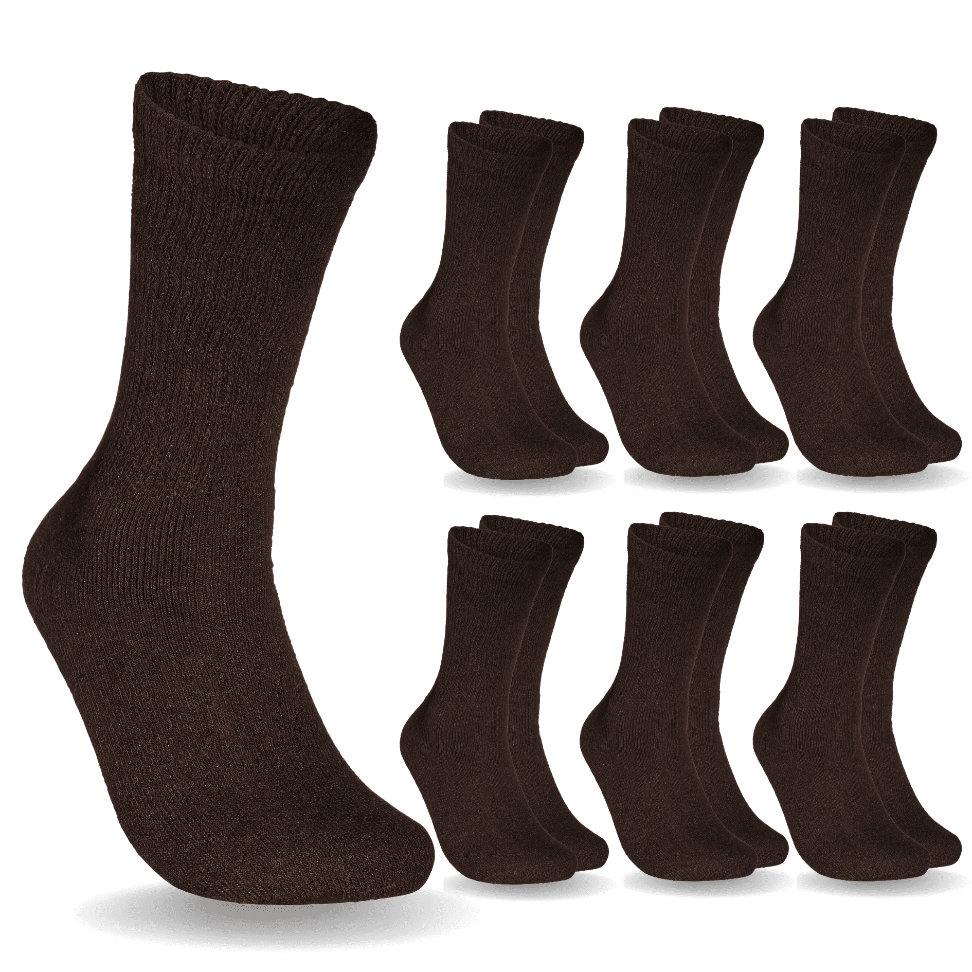 Special Essentials 6 Pairs Cotton Diabetic Socks Crew for Men and Women ...