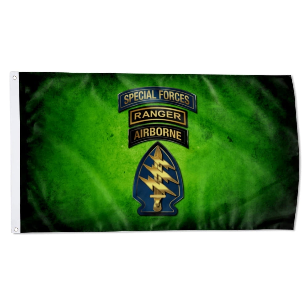 Special Forces Ranger Tabbed Airborne flag US Army Military Flags ...