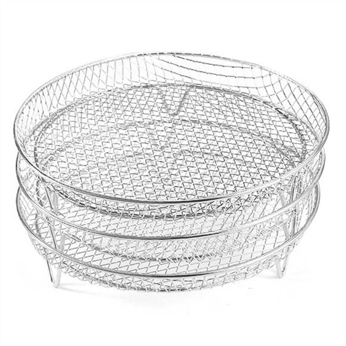 Special Grill Round Plate Three-Layer Stackable Toast Steamer 304 ...