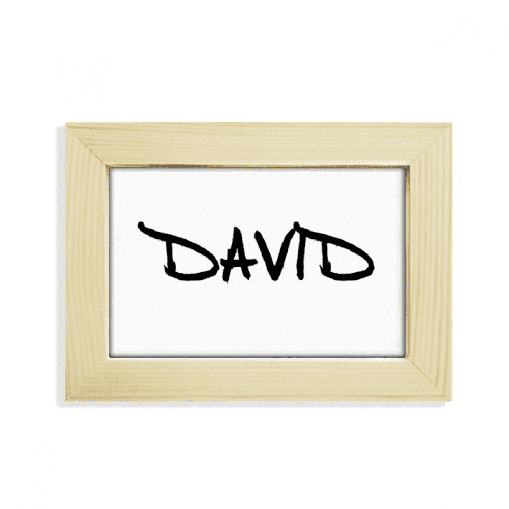 Special Handwriting English Name DAVID Desktop Decorate Photo Frame ...