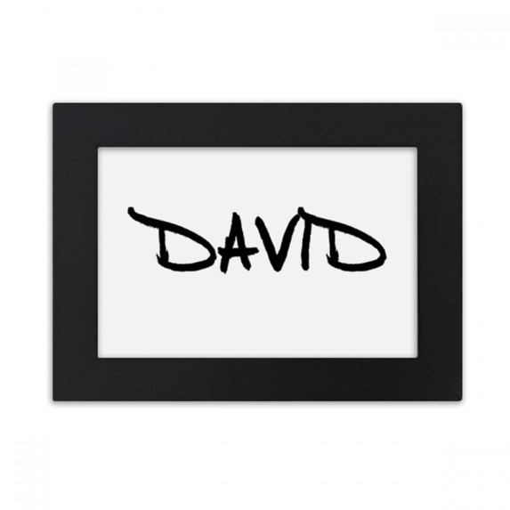 Special Handwriting English Name DAVID Desktop Photo Frame Ornaments ...