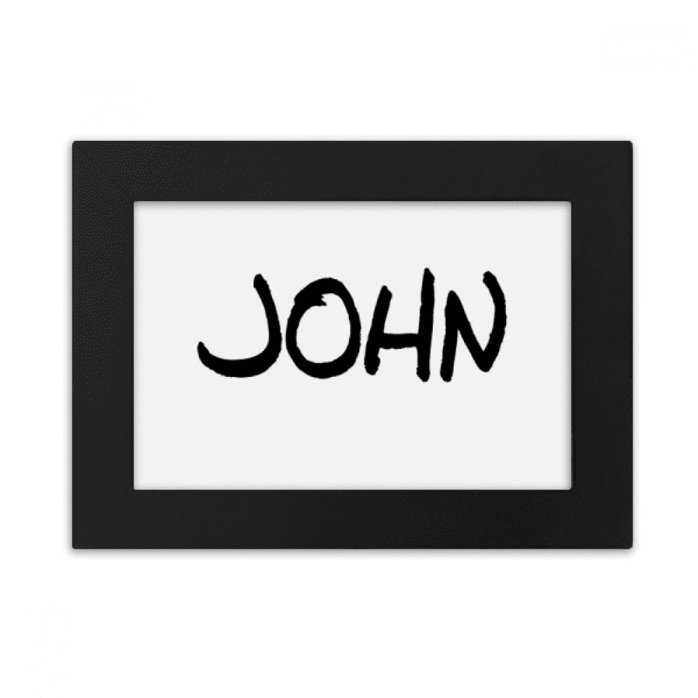 Special Handwriting English Name JOHN Desktop Photo Frame Ornaments ...