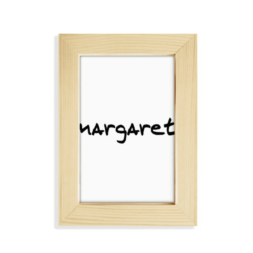 Special Handwriting English Name MARGARET Desktop Display Photo Frame ...