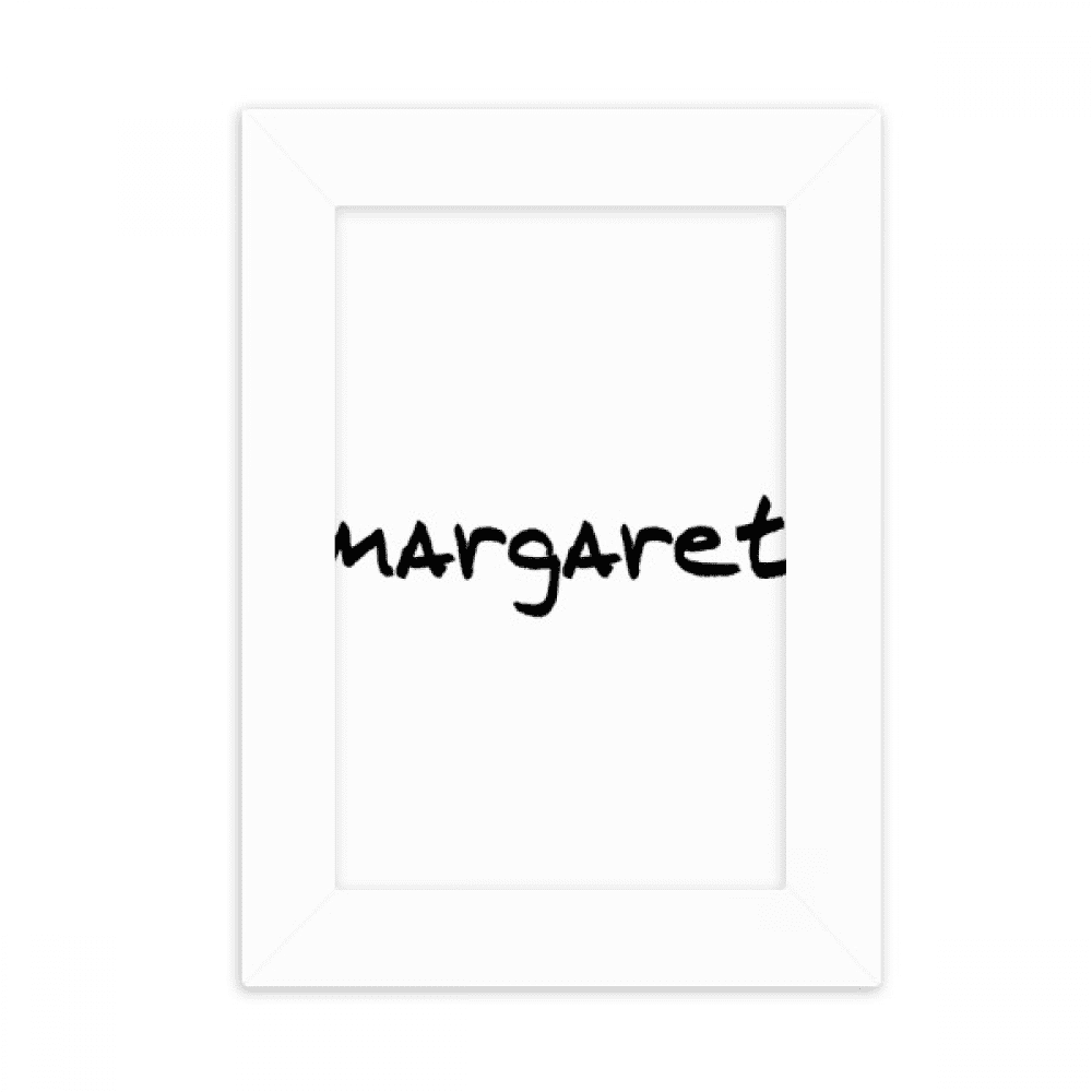 Special Handwriting English Name MARGARET Desktop Photo Frame Picture ...