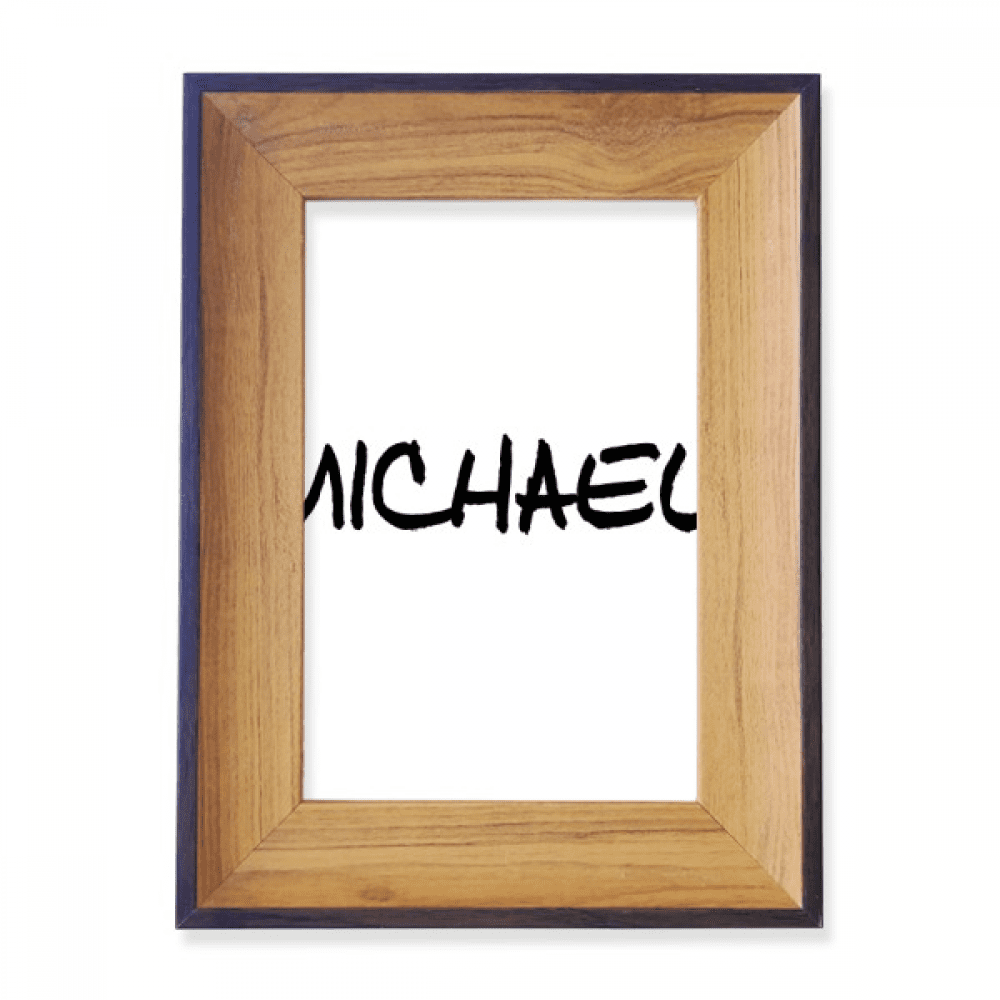 Special Handwriting English Name MICHAEL Photo Frame Exhibition Display ...