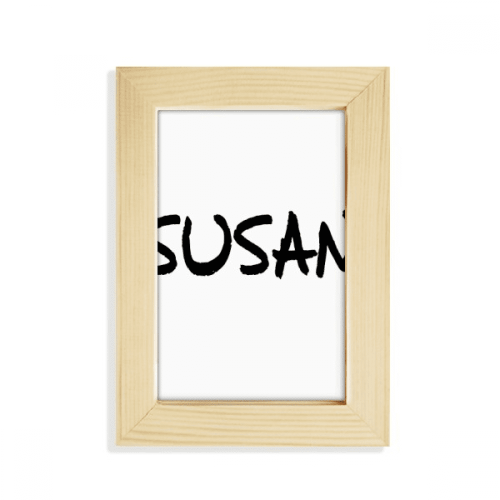 Special Handwriting English Name SUSAN Desktop Display Photo Frame ...