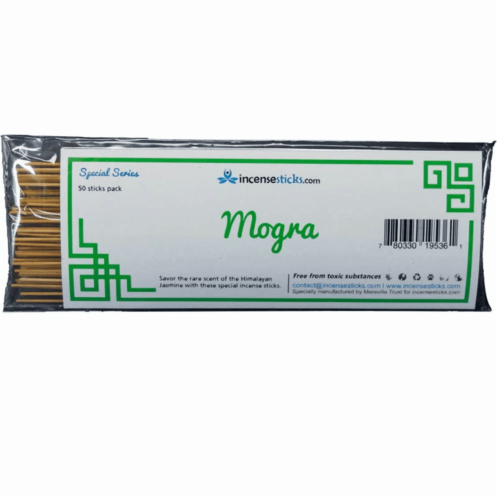 Special Incense,Mogra 8" 50 Sticks per, Luxurious Floral Aroma ...