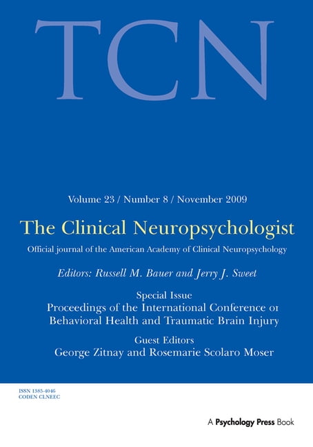 Special Issues of the Clinical Neuropsyc Proceedings of the ...