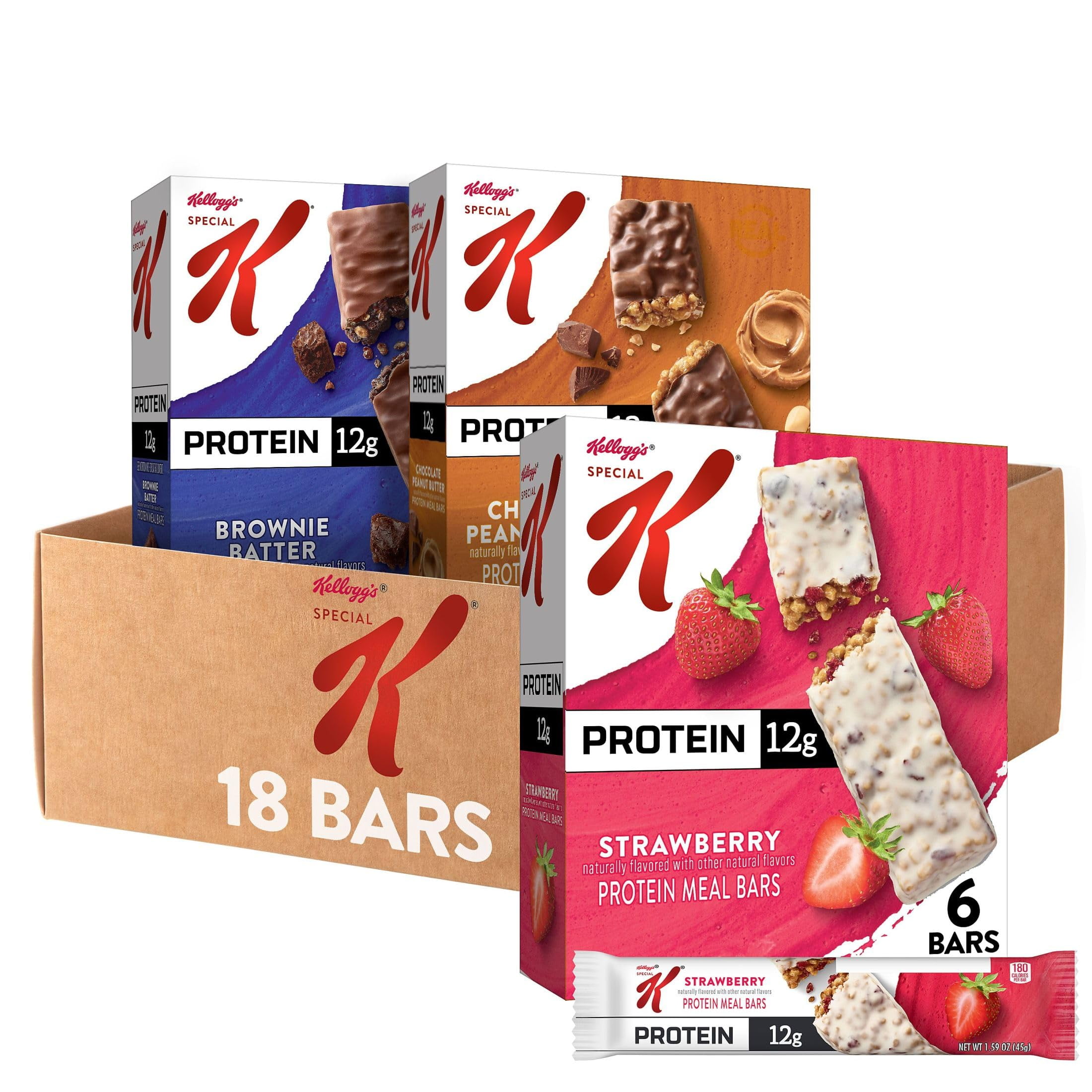 Special K Bar TWE5 Protein Meal Bars, Meal Replacement, Bulk Protein ...