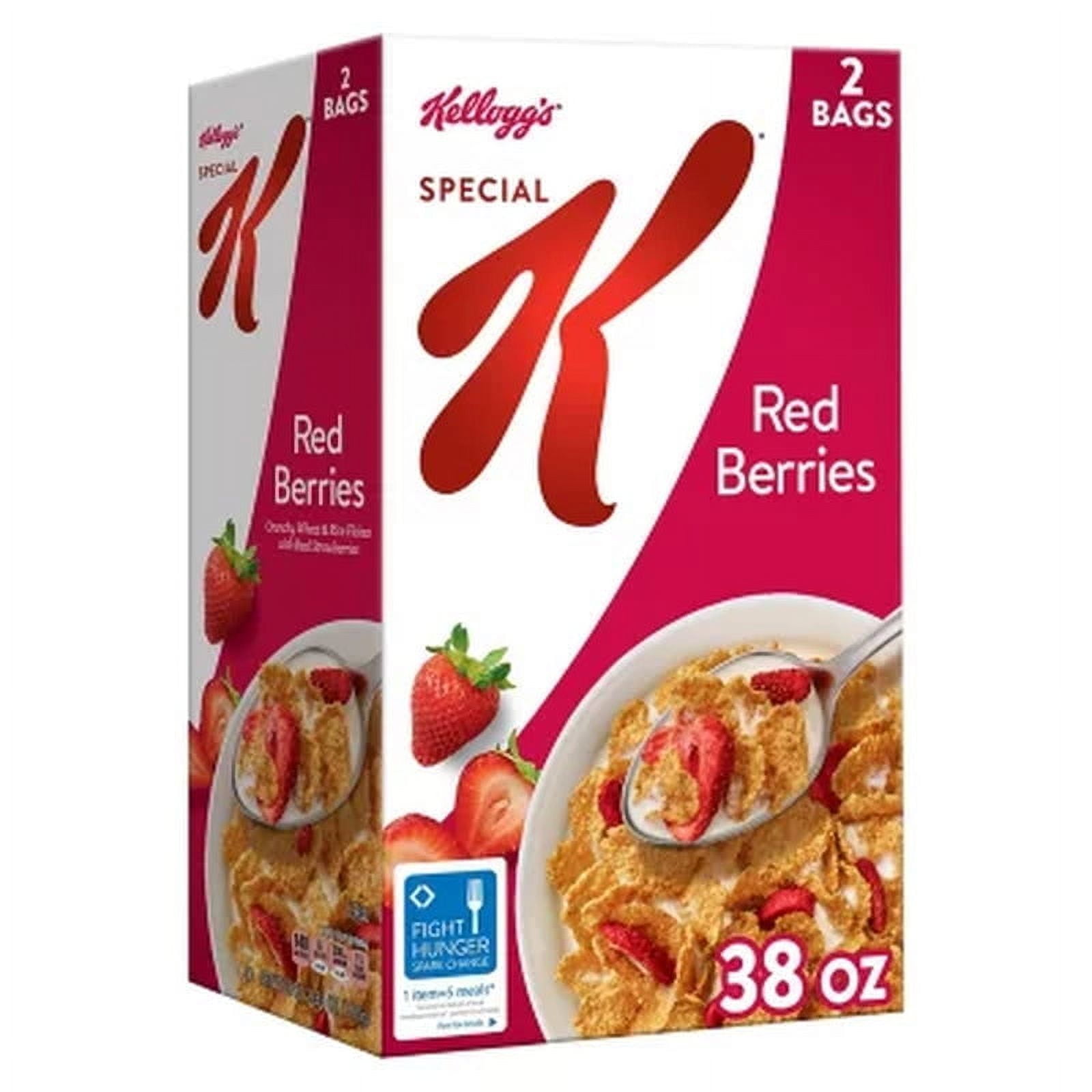 Special K Breakfast Cereal, Red Berries 38 Oz., 2 Pk. - Walmart.com