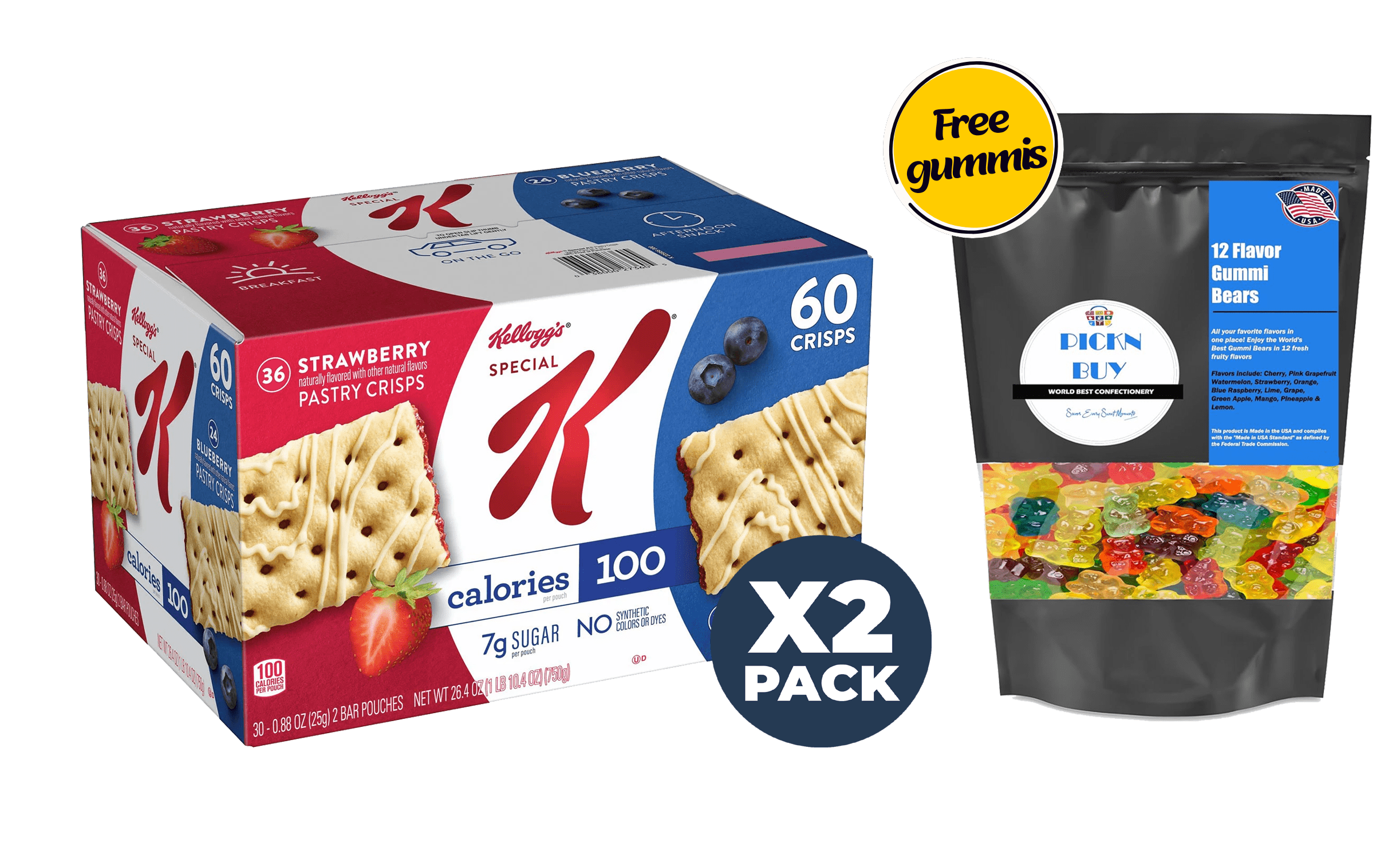 Special K Pastry Crisps, Variety Pack, 60 ct. - Walmart.com