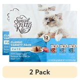 (2 pack) Special Kitty Classic Variety Pack Pate Cat Food, 13 oz Cans ...