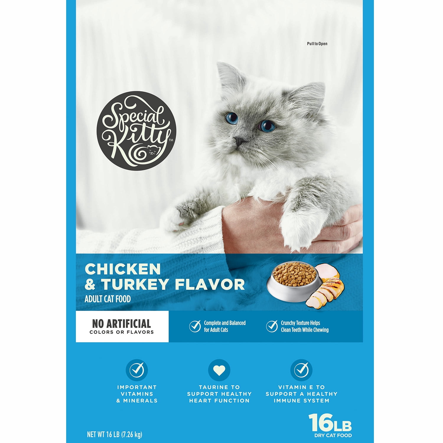 Special Kitty Complete Nutrition Dry Cat Food with Chicken and Turkey ...